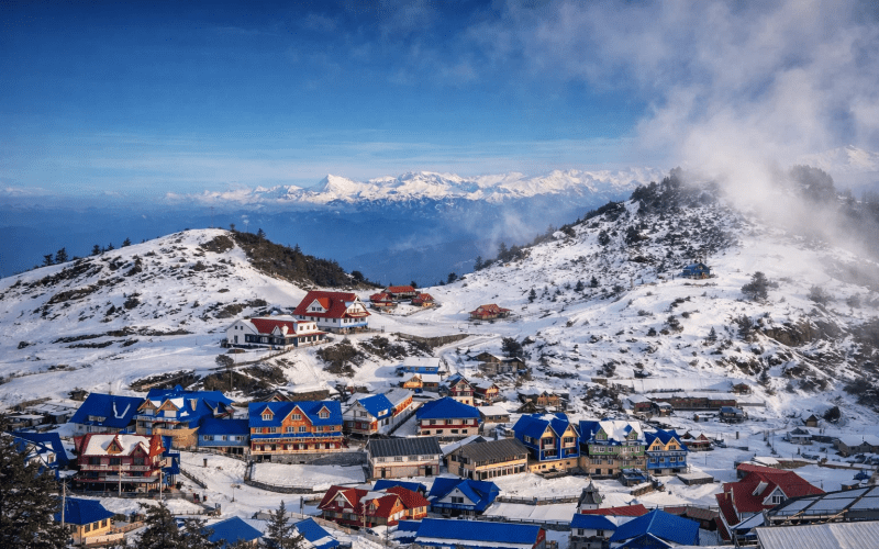 Snowfall in Nepal Transforms Kalinchok into a Winter Wonderland